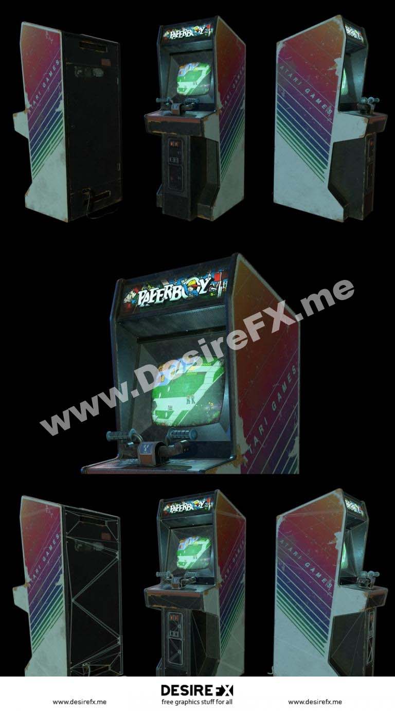 Desire FX 3d models | Paperboy Arcade Game