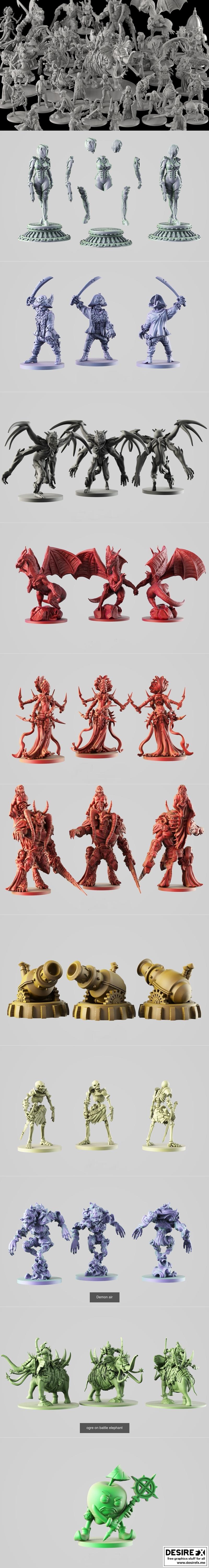 Desire FX 3d models | Board Game Bundle – 3D Print Model