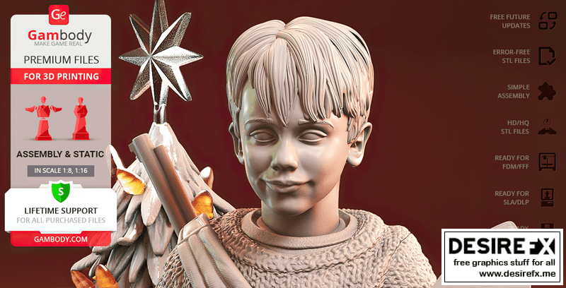 Desire FX 3d models | Kevin – Home Alone – 3D Print Model