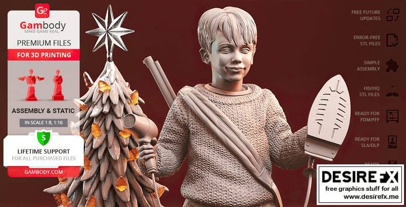Desire FX 3d models | Kevin – Home Alone – 3D Print Model