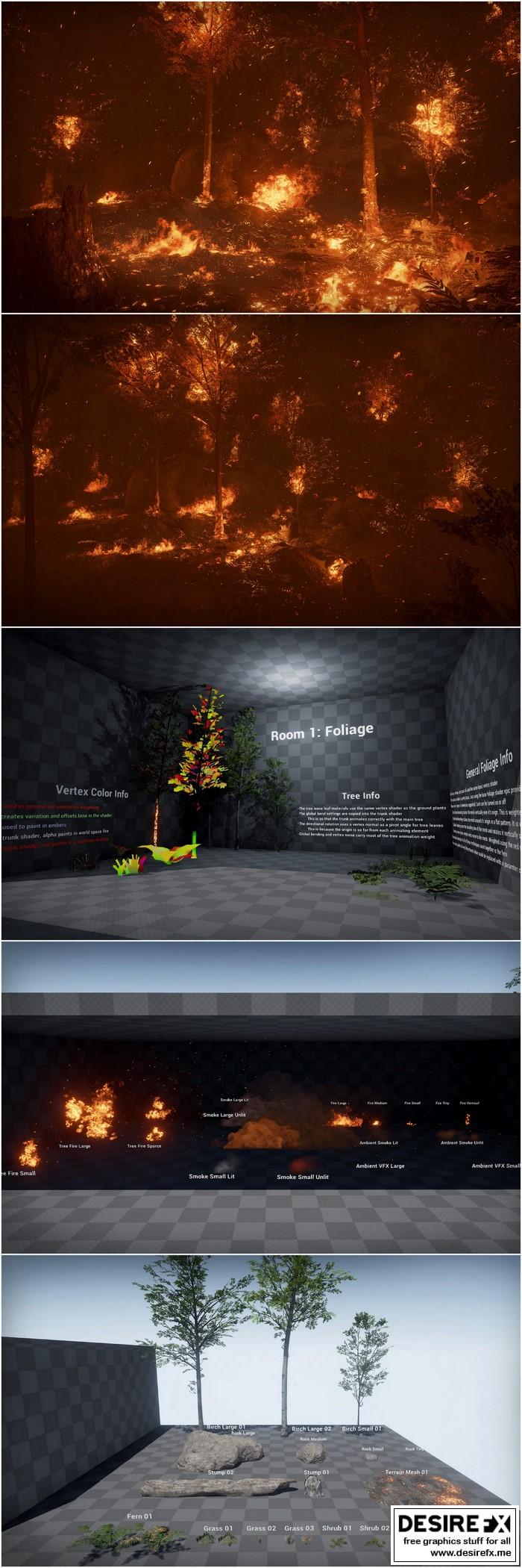 Desire FX 3d models | Unreal Engine – Forest Fire