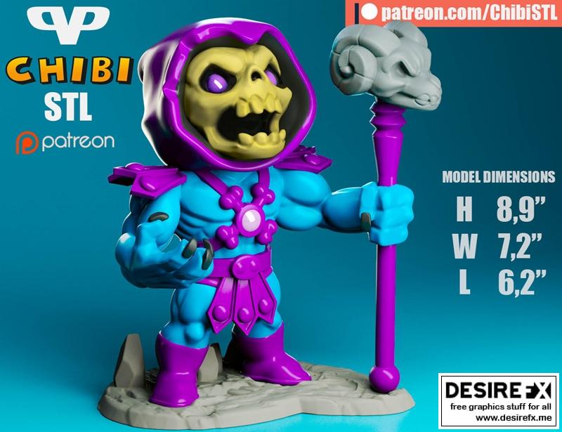 Desire FX 3d models | Skeletor Chibi – 3D Print Model