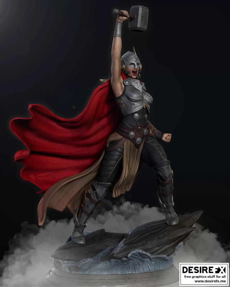 Desire FX 3d models | Lady Thor Jane Foster – 3D Print Model