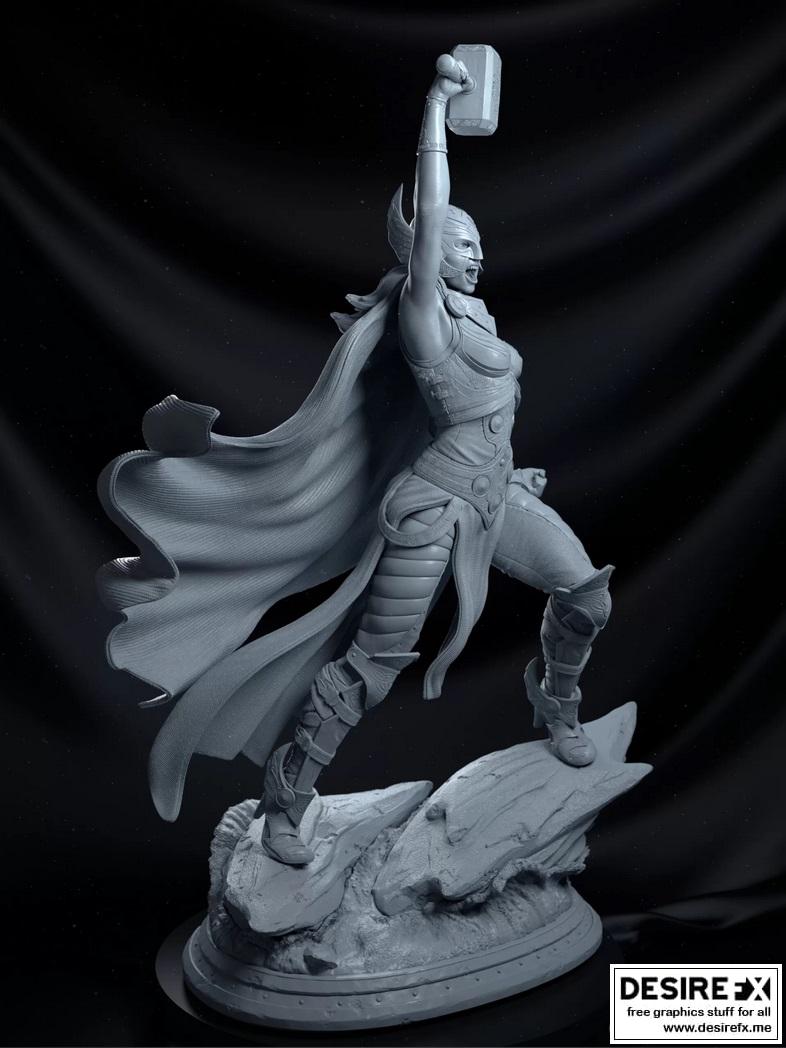 Desire FX 3d models | Lady Thor Jane Foster – 3D Print Model