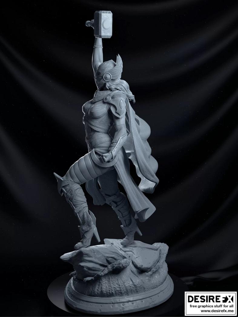 Desire FX 3d models | Lady Thor Jane Foster – 3D Print Model
