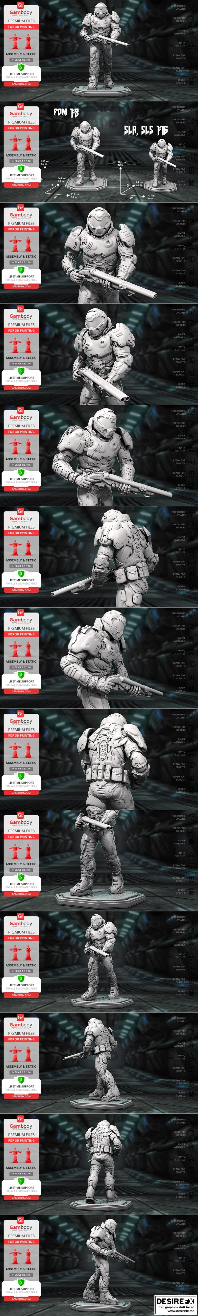 Desire FX 3d models | Doom Slayer – 3D Print Model