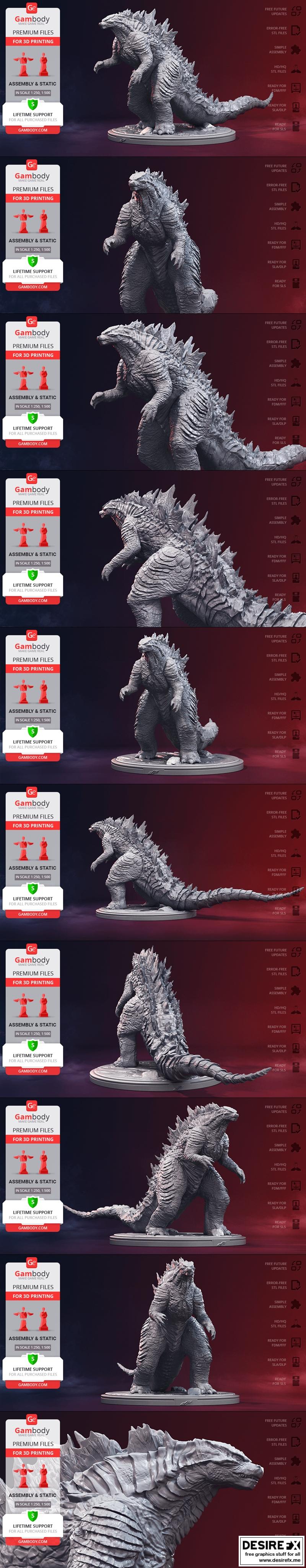 Desire FX 3d models | Godzilla 2014 – 3D Print Model