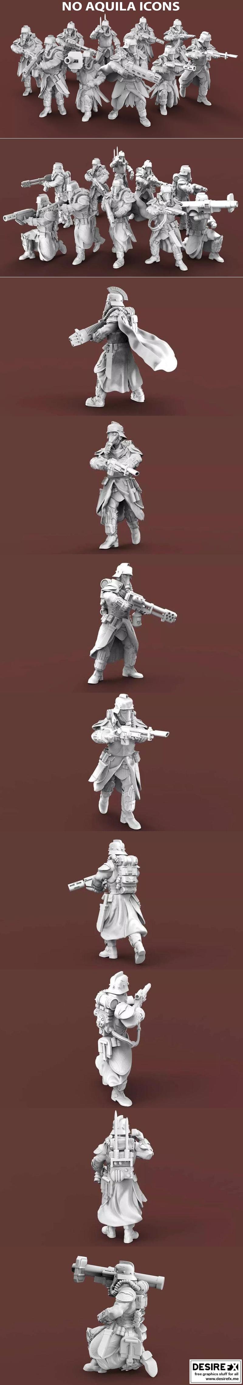 Desire FX 3d models | The Expendable Brigade – Ranged Infantry – 3D ...