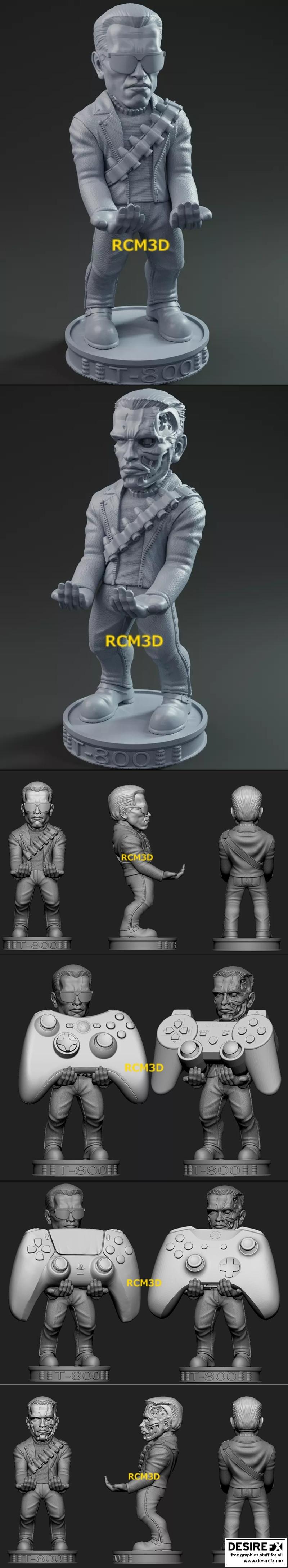 Desire FX 3d models | Terminator Arnold Cellphone and Joystick Holder ...