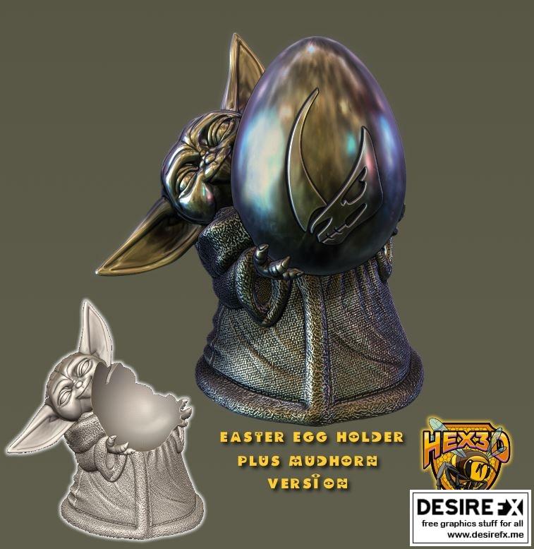 Desire FX 3d models | Easter Grogu Egg Holder – Hex3D – Grogu – Baby Yoda
