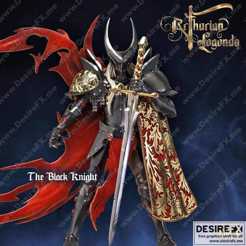 Desire FX 3d models | Arthurian Legends The Black Knight – 3D Print ...