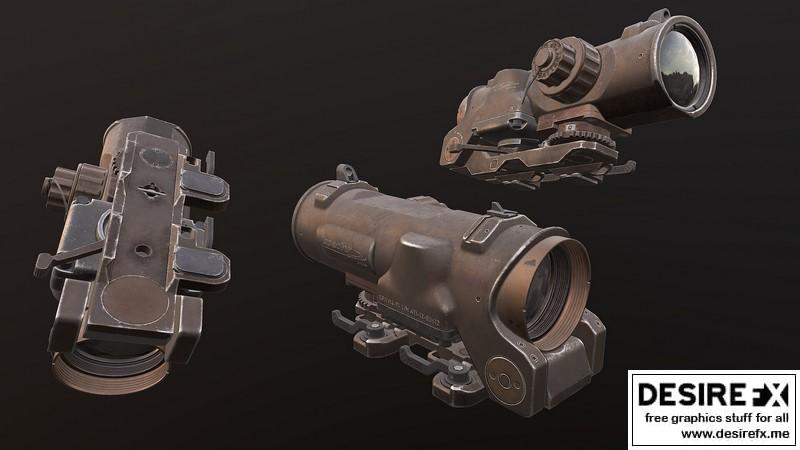 Desire FX 3d models | ELCAN Specter DR 1-4x Scope