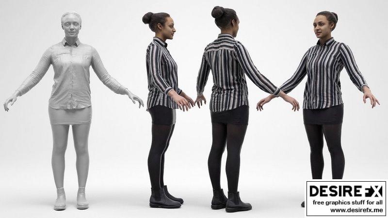 Desire FX 3d models | Female Visualisation Characters