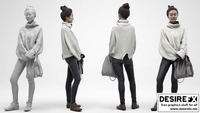 Desire FX 3d models | Female Visualisation Characters