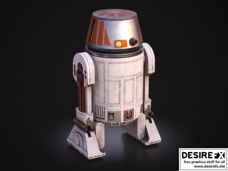 Desire FX 3d models | R6 Droid – Star Wars Fan art