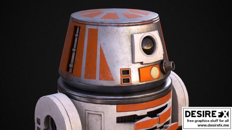Desire FX 3d models | R6 Droid – Star Wars Fan art