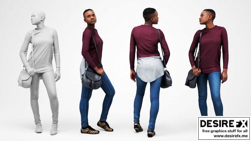 Desire FX 3d models | Female Visualisation Characters