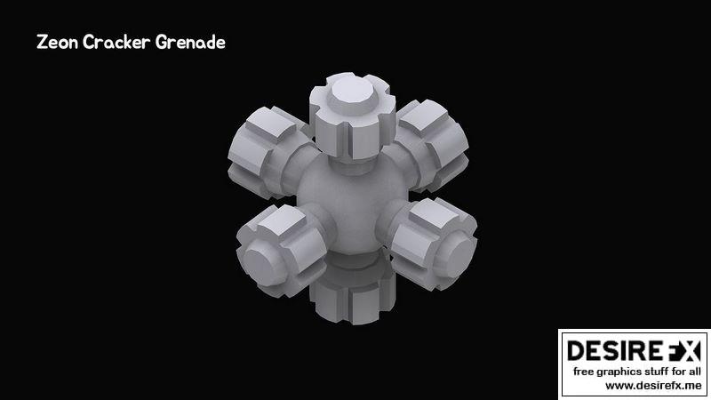 Desire FX 3d models | Gundam Zeon X Earth Federation Weapon Collection ...