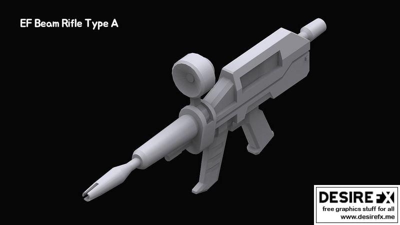 Desire FX 3d models | Gundam Zeon X Earth Federation Weapon Collection ...
