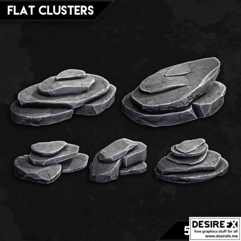 Desire FX 3d models | Stylized Rock Asset Pack by J Roscinas Low-poly ...