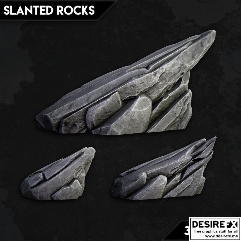 Desire FX 3d models | Stylized Rock Asset Pack by J Roscinas Low-poly ...
