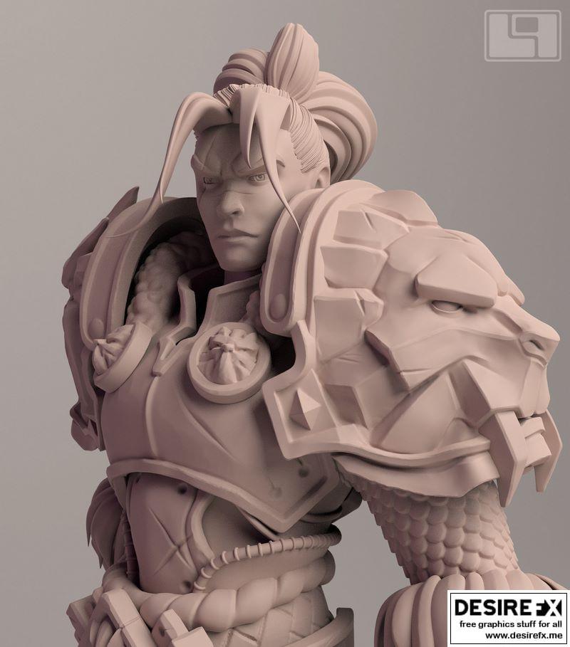 Desire FX 3d models | King Varian Wrynn based fan art – Model for 3d ...