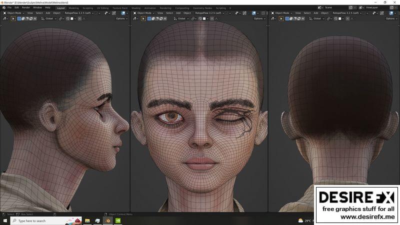 Desire FX 3d models | Melina 3D fanart