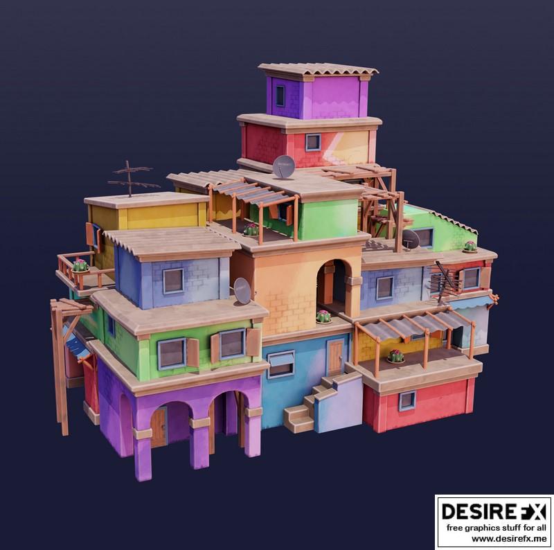 Desire FX 3d models | Favelas and Gravestones – Modules