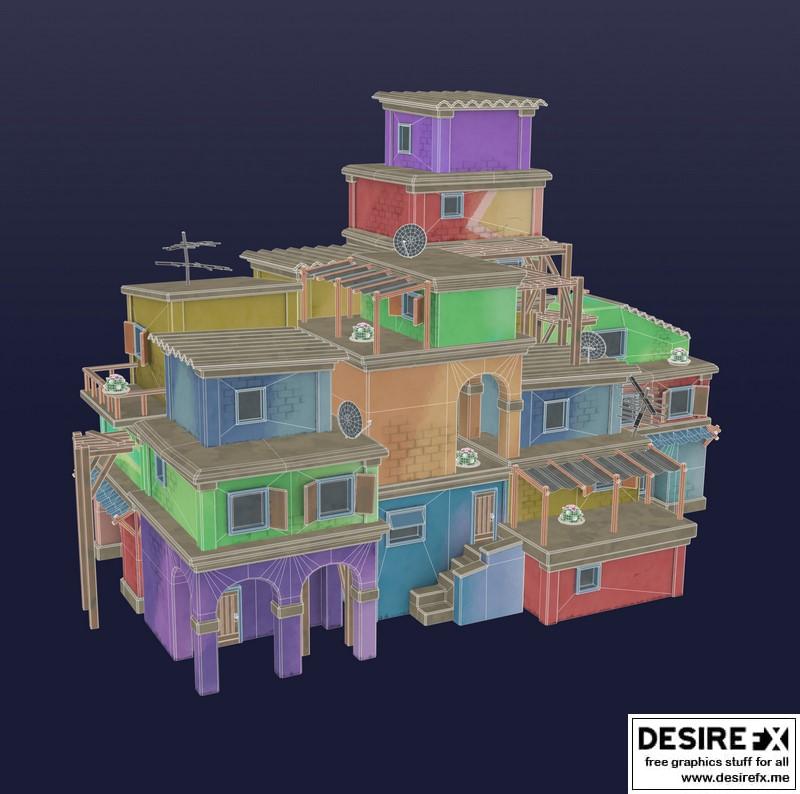 Desire FX 3d models | Favelas and Gravestones – Modules