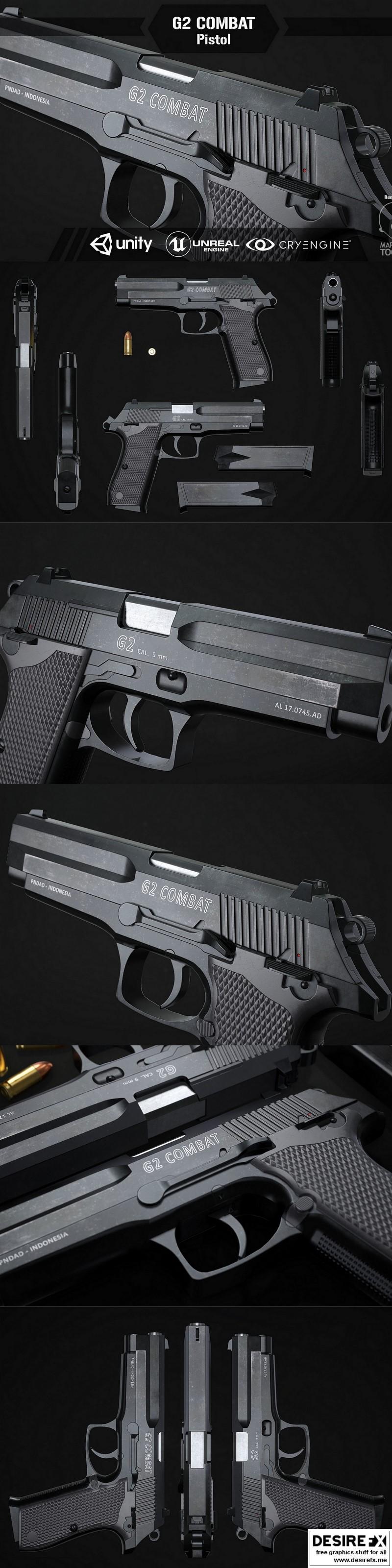 Desire FX 3d models | G2 Combat Pistol