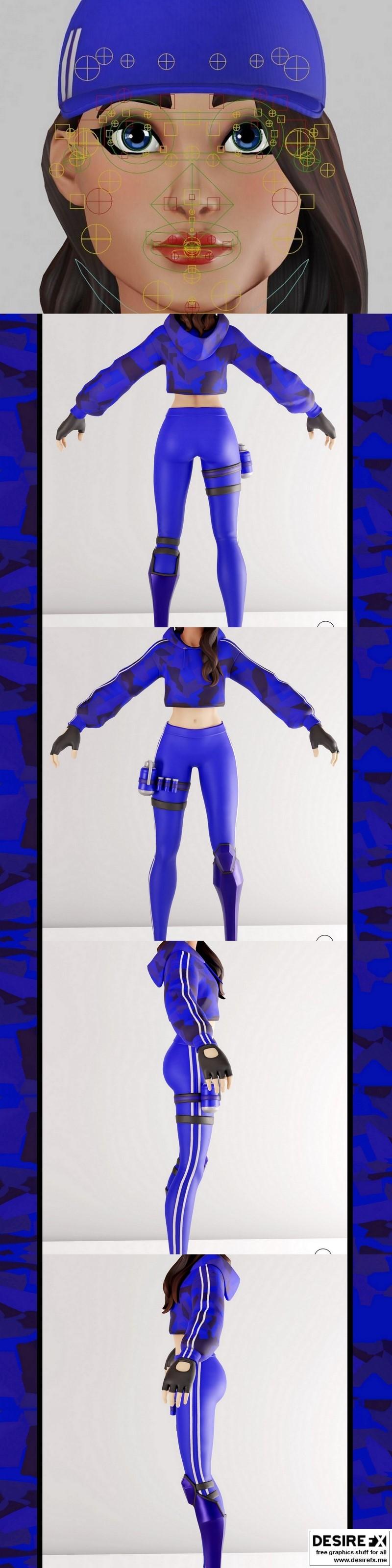 Desire FX 3d models | Ruby Blue – Fortnite