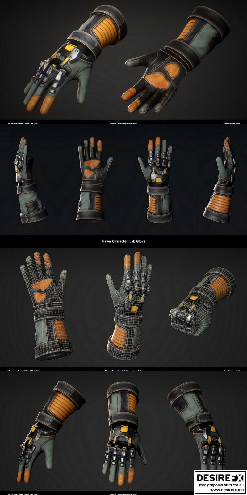 Desire FX 3d models | Stylized Glove – VR Game Ready