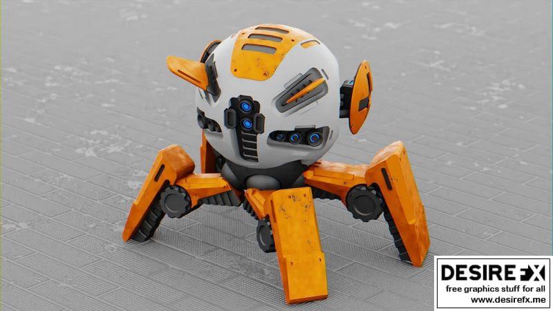 Desire FX 3d models | BATTLE DROID AERO RIGGED