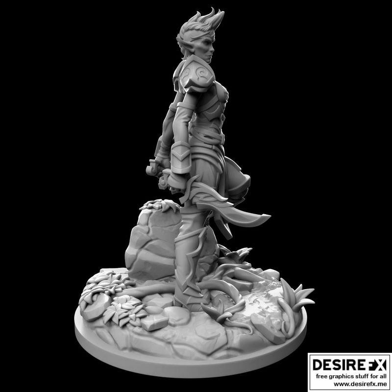 Desire FX 3d models | Elf Warrior 3D print model