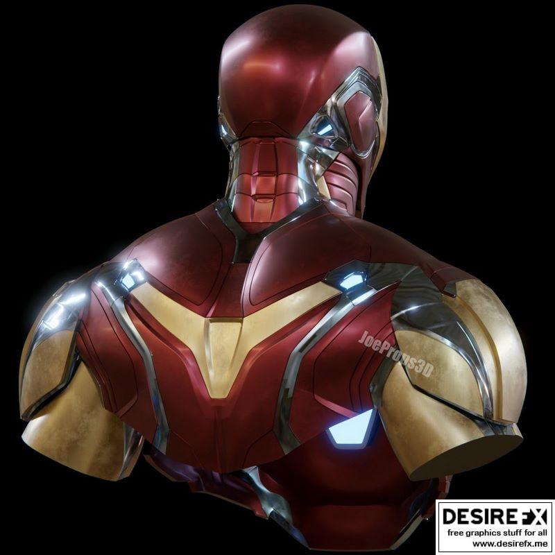 Desire FX 3d models | Highly Accurate Iron Man Mark 85 Bust STL ...