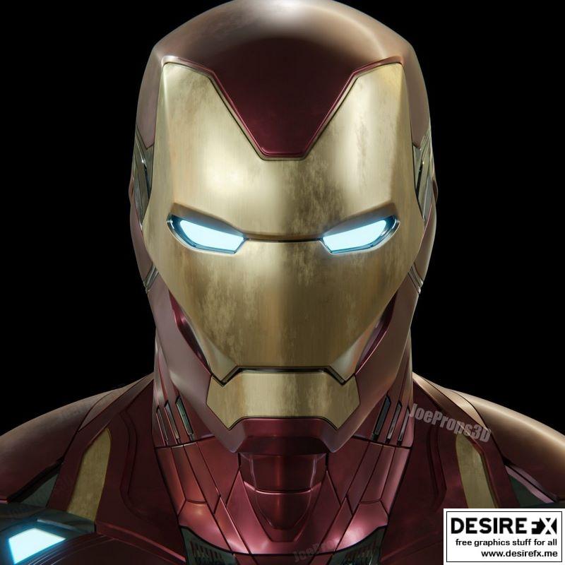 Desire FX 3d models | Highly Accurate Iron Man Mark 85 Bust STL ...