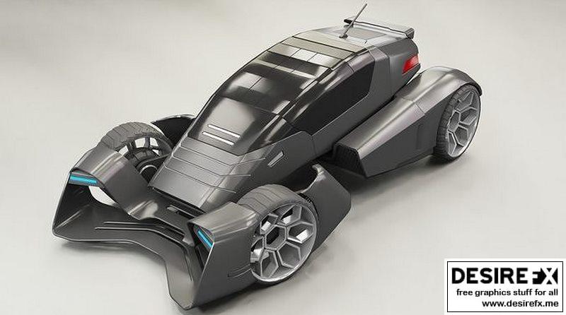 Desire FX 3d models | Futuristic Concept Vehicle
