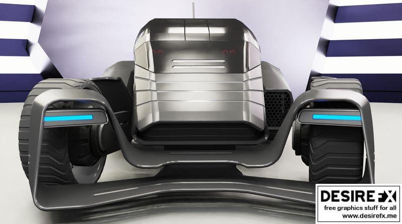Desire FX 3d models | Futuristic Concept Vehicle