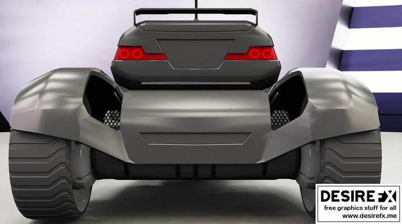 Desire FX 3d models | Futuristic Concept Vehicle