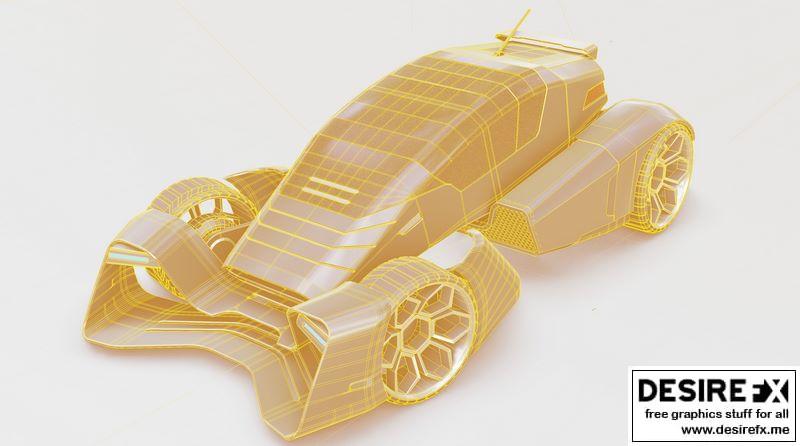 Desire FX 3d models | Futuristic Concept Vehicle