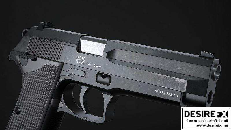 Desire FX 3d models | G2 Combat Pistol