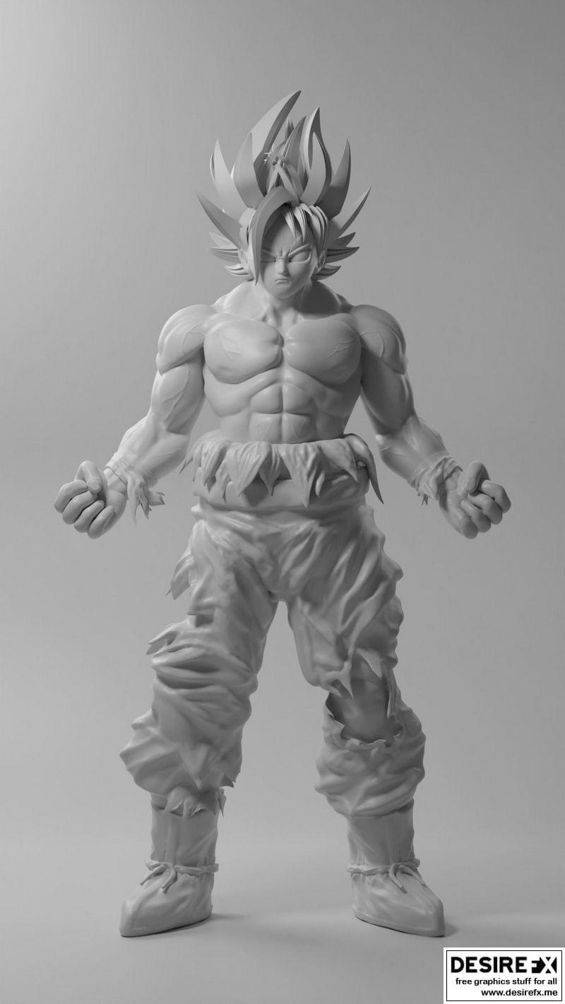 Desire FX 3d models | Goku 3D sculpt