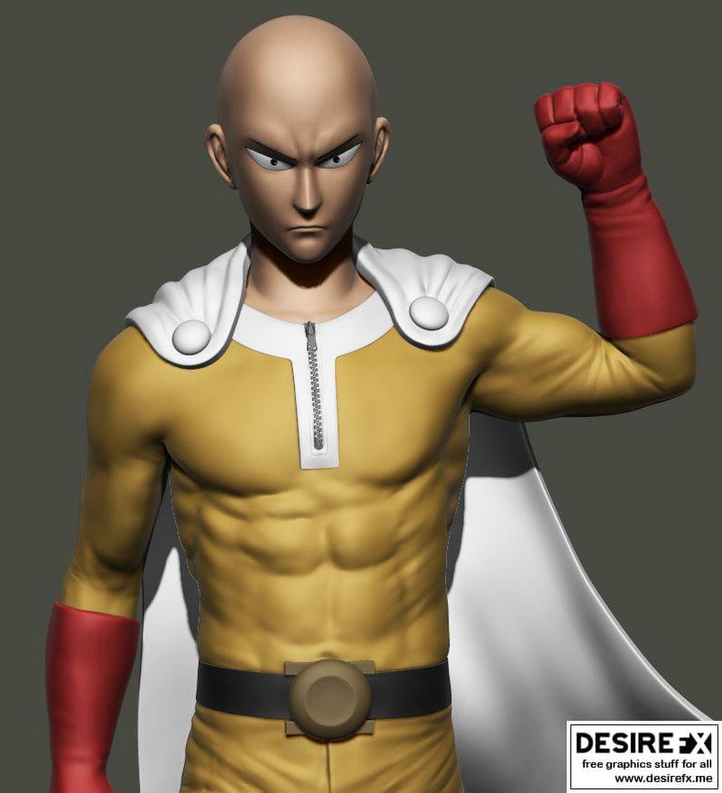 Desire FX 3d models | High quality Anime Character One Punch-Man 3D ...