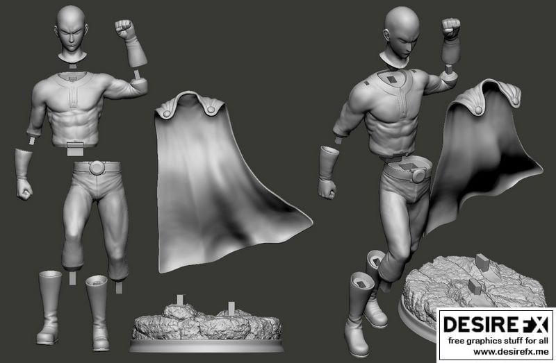 Desire FX 3d models | High quality Anime Character One Punch-Man 3D ...