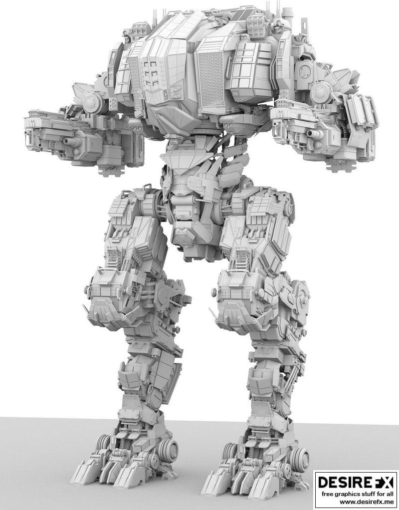 Desire FX 3d models | Juggernaut Mech