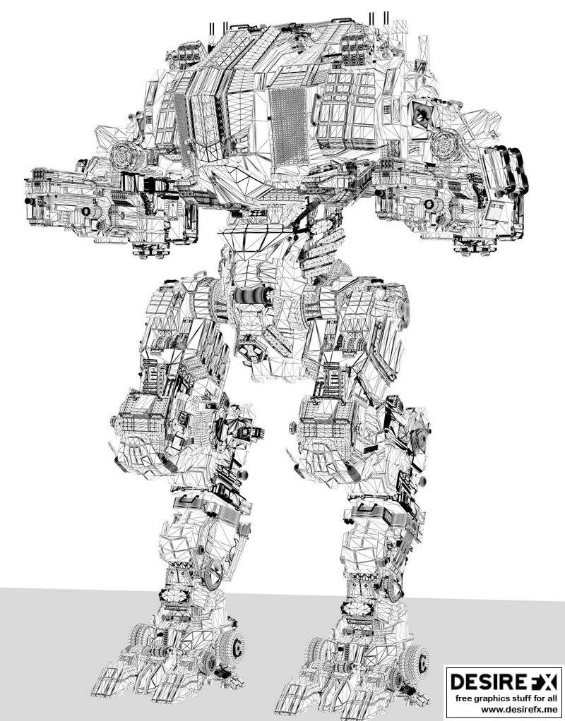 Desire FX 3d models | Juggernaut Mech