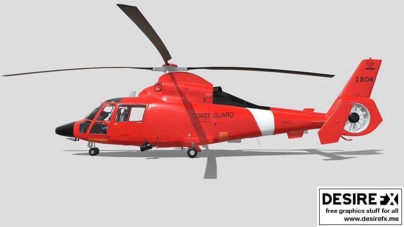 Desire FX 3d models | MH-65 Dolphin helicopter