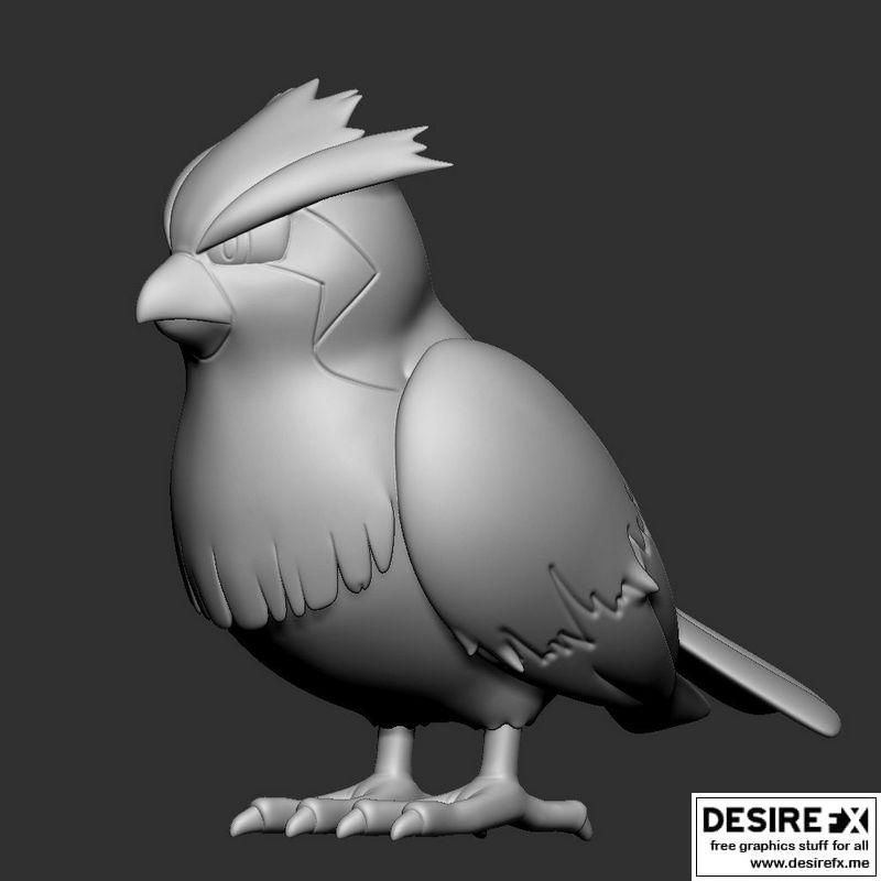Desire FX 3d models | PIDGEY POKEMON 3D print model