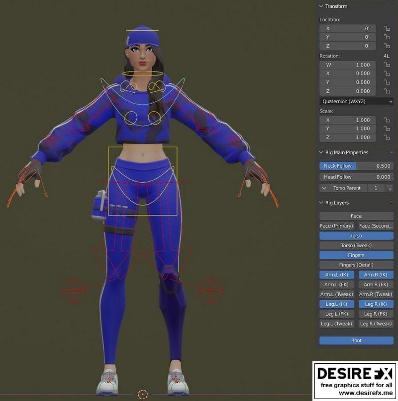 Desire FX 3d models | Ruby Blue – Fortnite