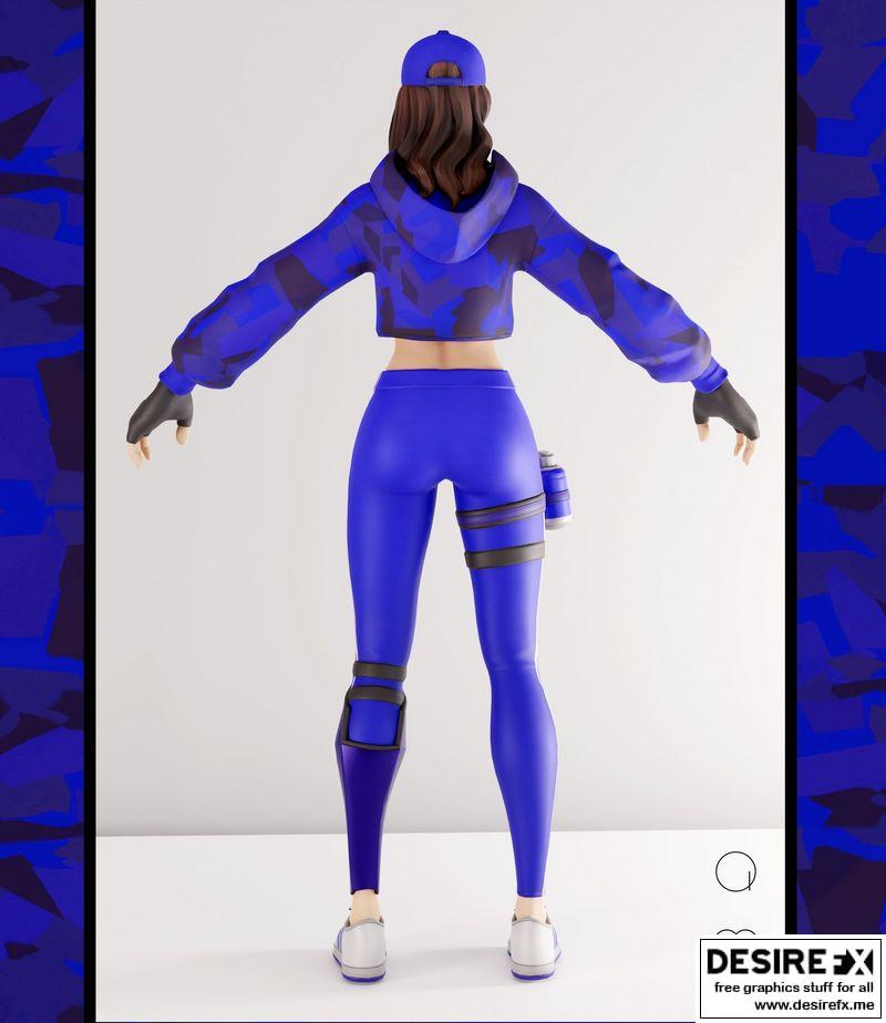 Desire FX 3d models | Ruby Blue – Fortnite